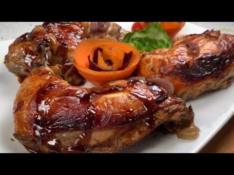 Honey Soy Glazed Chicken thighs in the oven