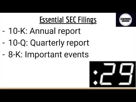 Essential SEC Filings