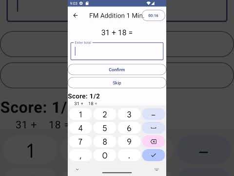 Fast Math Addition 1 Minute for Android - Free App Download