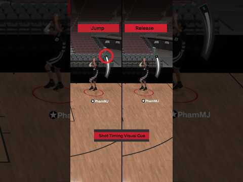 NBA 2K24 Best Jumpshot Timing Visual Cue Settings: 2K24 Shooting Tips #nba2k24 #2k24 #2k
