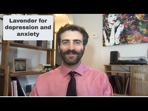 Lavender for depression and anxiety
