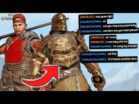 He asked for a different hero.. Meet my Warden | For Honor