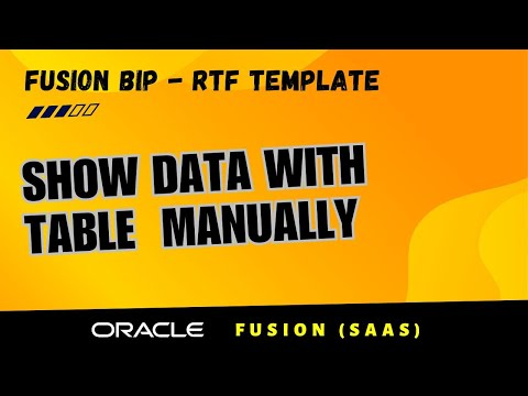 RTF 3. Add table data manually in RTF template report with Oracle BI ...