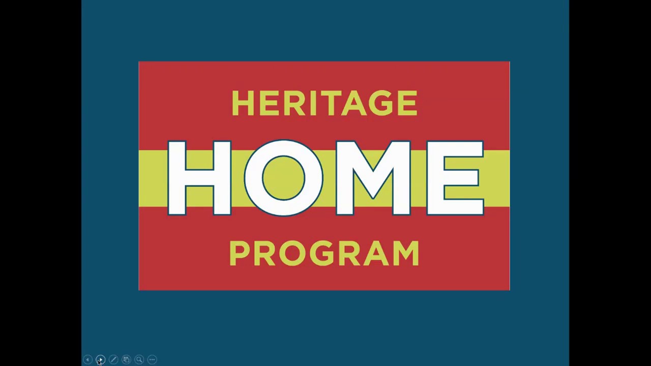 Heritage Home Program Introduction