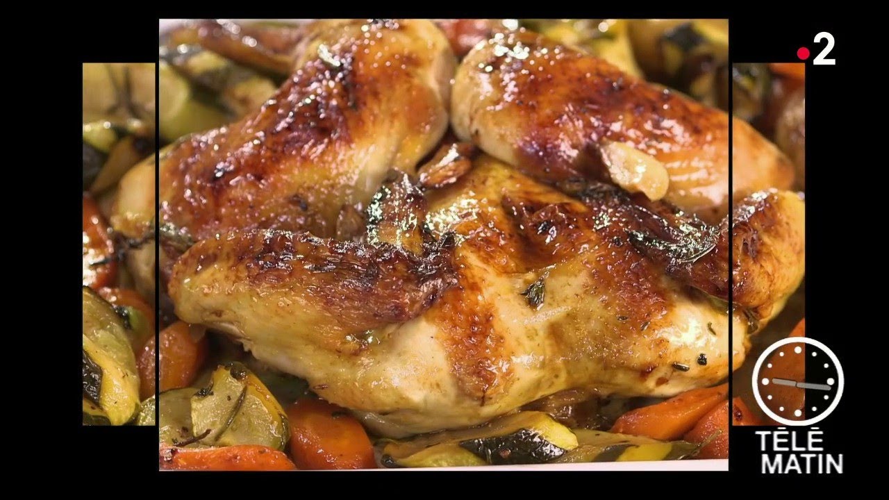 Gourmand - poulet en crapaudine cuit au four