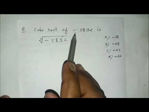 Find the Cube-root of -5832 - Mathematics