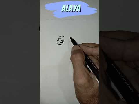 ALAYA Name Signature ♥️ #mynamesignature #signature