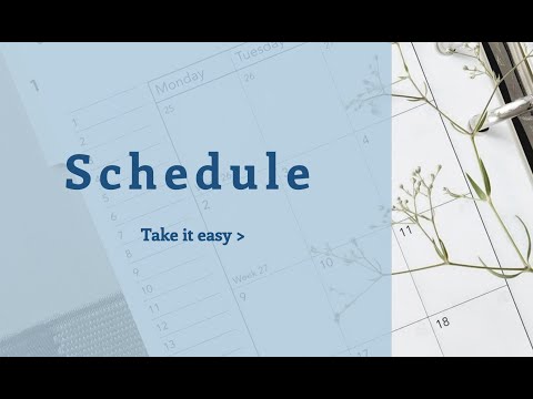 Suggestion: Schedule of Learning English with script UK English