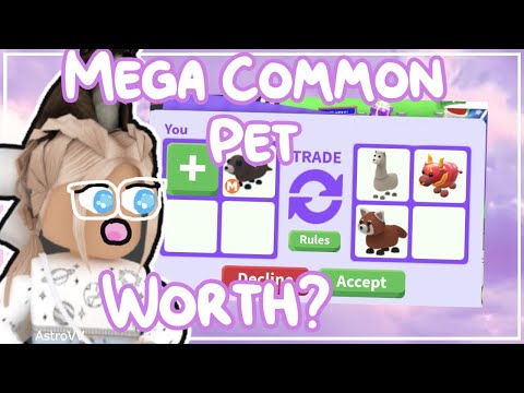 What Is a MEGA Common Pet Worth? Adopt Me! || astroVV ☆