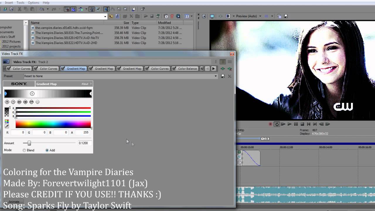 The Vampire Diaries - Coloring Tutorial #39 [+DL]