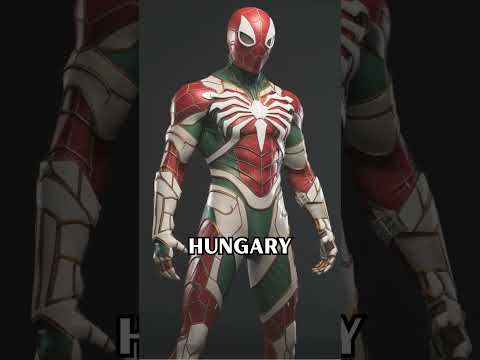 Asking AI to Create a Spiderman for Each Country Part 4 #shorts #short