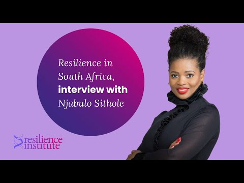 Resilience in South Africa: Interview With Njabulo Sithole