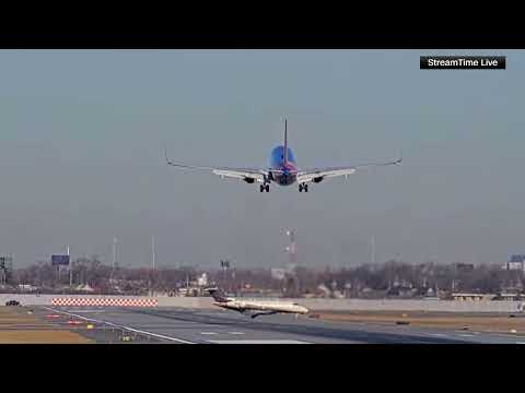 Video shows Southwest go-around at Midway airport in Chicago