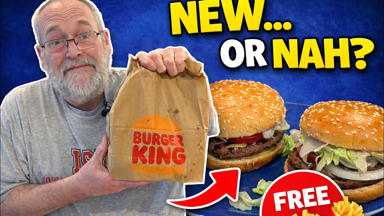 Burger King’s “NEW” Whopper… But Is It Actually Different? 🤨🍔