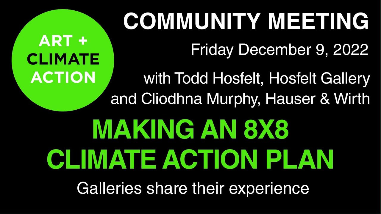 Making an 8x8 Climate Action Plan