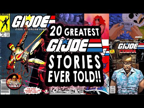 20 Greatest GI Joe Stories Ever Told! From Comics & Cartoons!