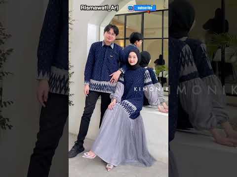 Inspirasi Batik Couple kondangan Mewah elegan modern 2023 /Batik formal #shorts #batik #viral