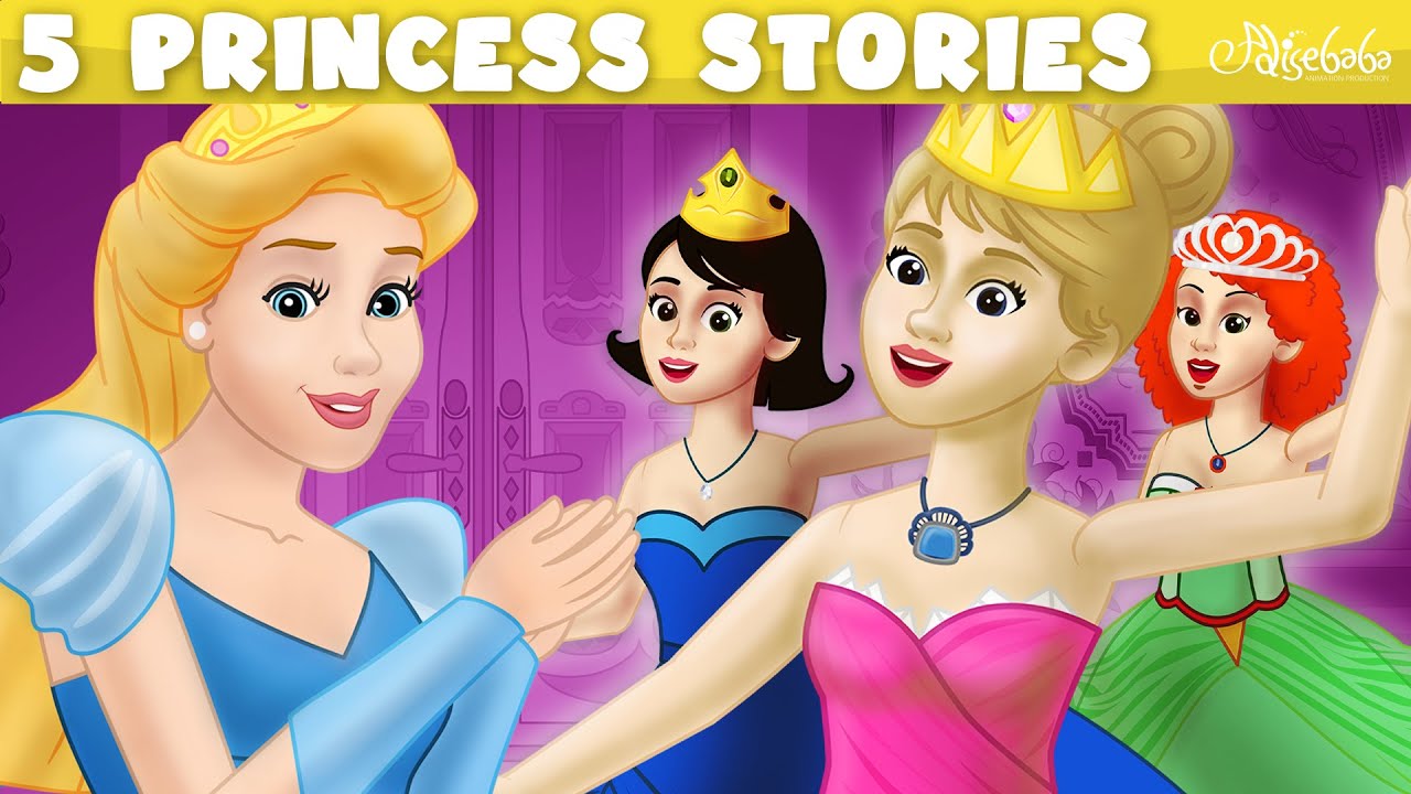Princess and the Pea + 5 more Princess Stories | Bedtime Stories for Kids in English | Fairy Tales