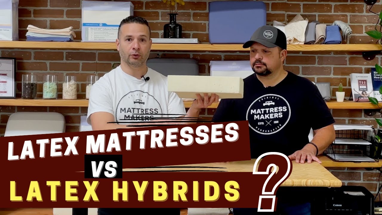 Latex Mattresses vs Latex Hybrid Mattresses Explained