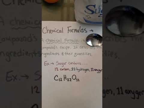 Sugar Chemical Formula