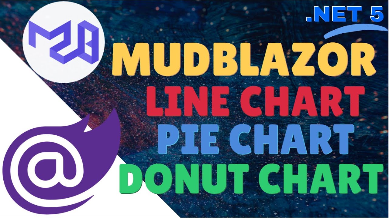 MudBlazor Line Chart | Pie Chart  | Donut Chart