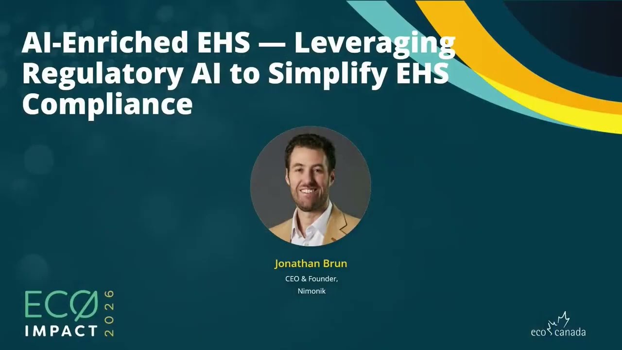 AI-Enriched EHS — Leveraging Regulatory AI to Simplify EHS Compliance