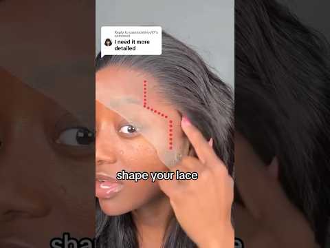 How To Shape Your Lace🙌13x6 Big Lace Frontal Wig | 3D Glueless Install Tutotial Ft.#ulahair