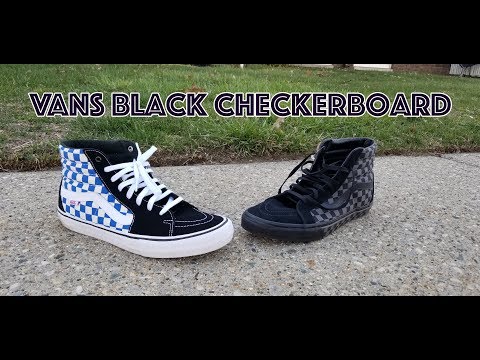Vans Sk8 Hi Checkerboard Sole