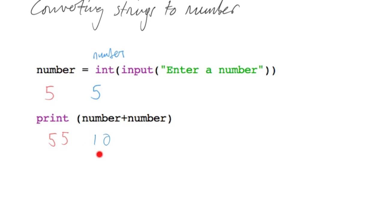 Convert strings to integer