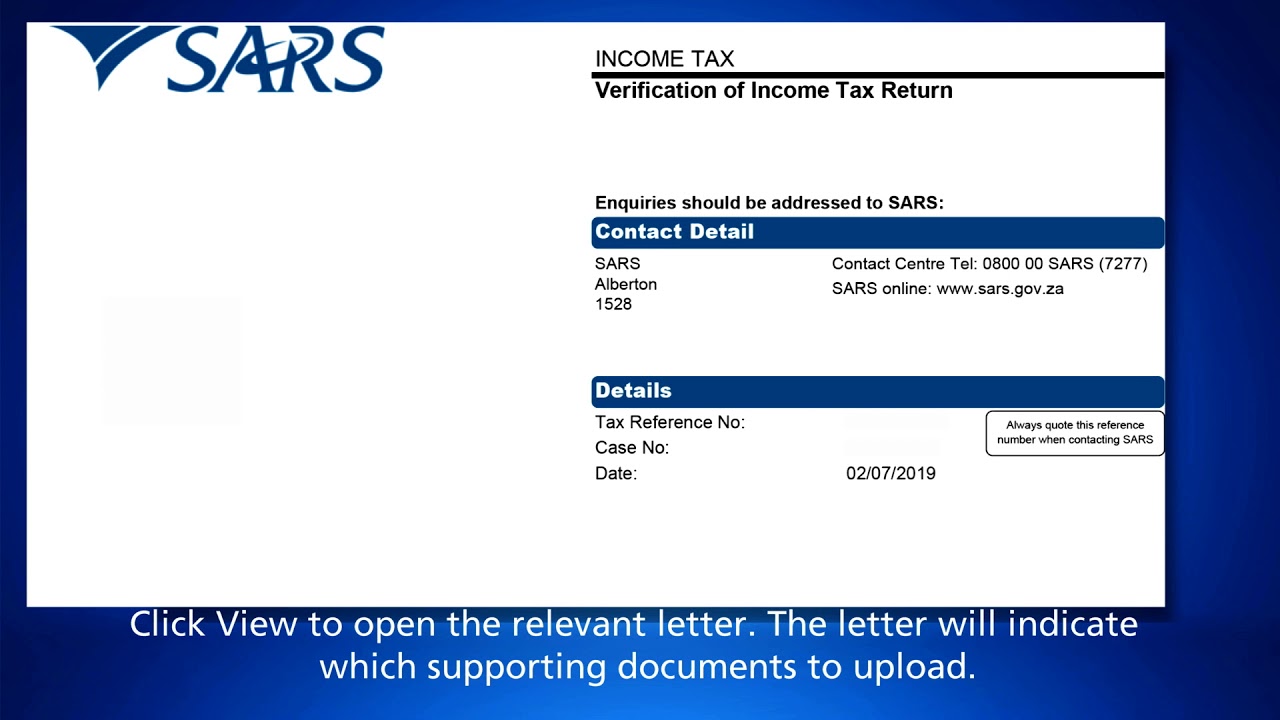 SARS eFiling - How to Submit Documents