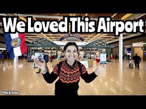 Kansas City International Airport - New Terminal Tour (A and B Gates) #travel #airport #tour