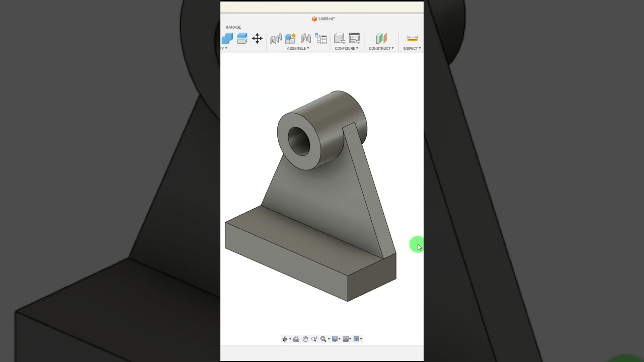 Fusion360 Part Modeling Tutorial-93. #design #3dmodeling #modelingtutorial #engineering#fusion360