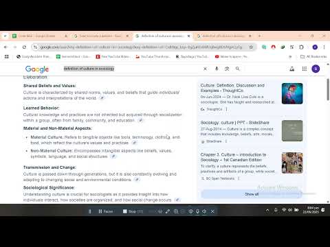 definition of culture in sociology video part 2