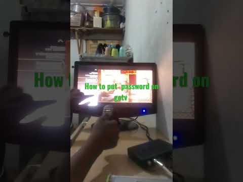 how to put password on gotv