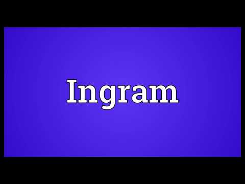 Ingram Meaning - what does ingram means in English - in English