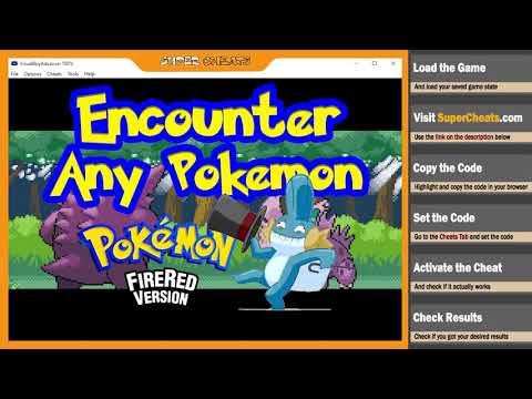 Pokemon Fire Red Wild Pokemon Modifier Cheat
