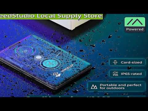 SenseCAP Card Tracker T1000-E for Meshtastic, 868MHz 915 MHz, Nordic nRF52840,Mediatek AG
