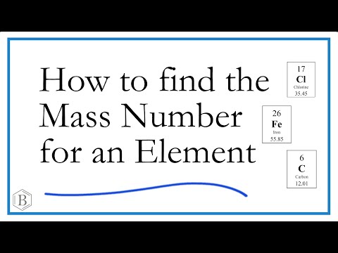 How to Find the Mass Number of an Element