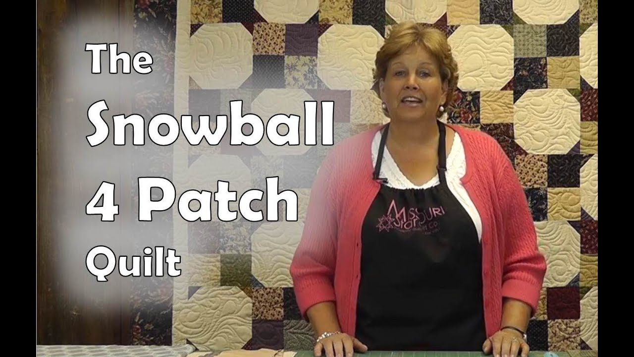 The Snowball 4 Patch Quilt