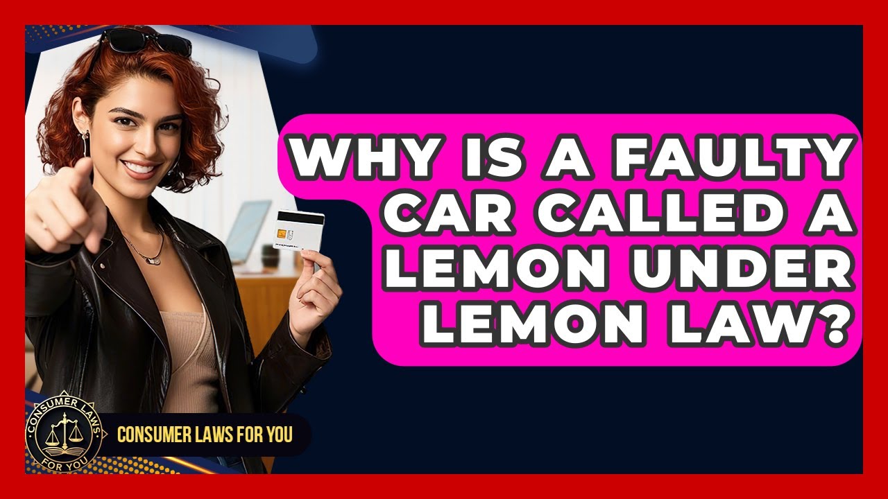 Why Is A Faulty Car Called A Lemon Under Lemon Law? - Consumer Laws For You