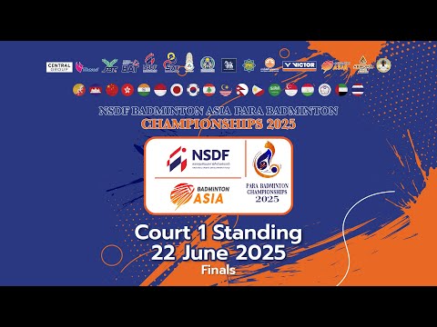 Court 1 NSDF BADMINTON ASIA PARA BADMINTON CHAMPIONSHIPS 2025