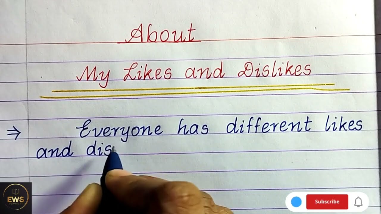 My Likes and Dislikes | Essay in English 150 words #like #dislikes #english #essay 