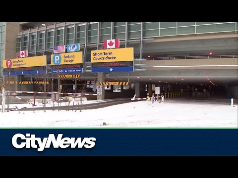 Free short-term parking at Calgary airport