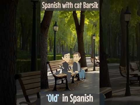 How to Say 'Old' in Spanish #spanishforenglishspeakers #spanishvocab #learnspanish #spanishphrases