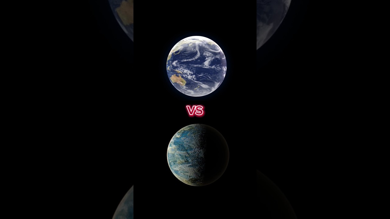earth vs kepler 22b #shorts #youtubeshorts
