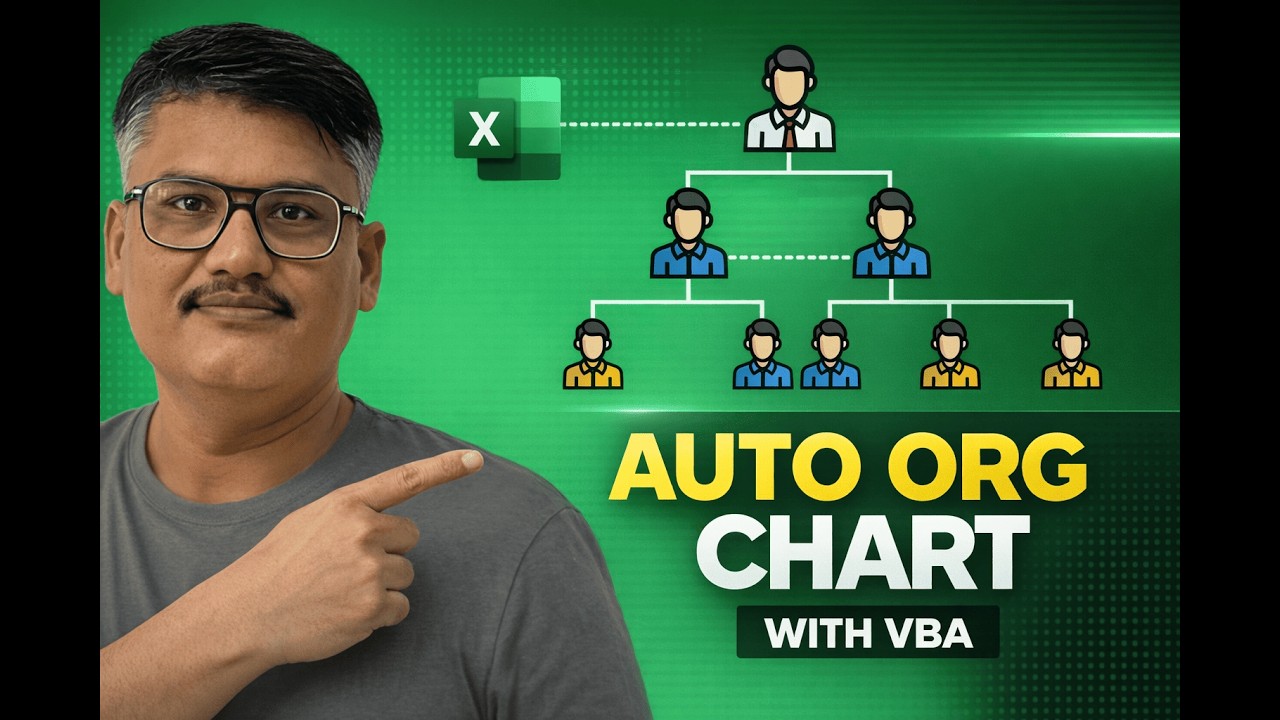 Create an Organization Chart in Excel Automatically (VBA Tutorial)