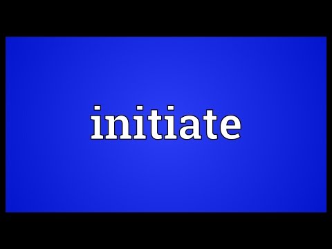 Initiate Meaning