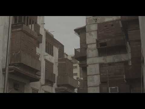 Old houses with wooden mashrabiya in al-Balad quarter, Mecca province, Jeddah, Saudi Arabia