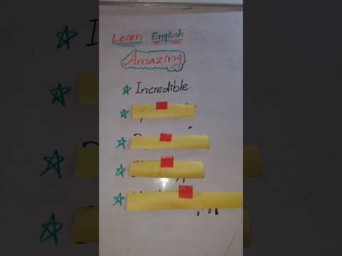 Learn English Synonyms for "Amazing" | Incredible, Spectacular, Remarkable #learnenglish #vocabulary