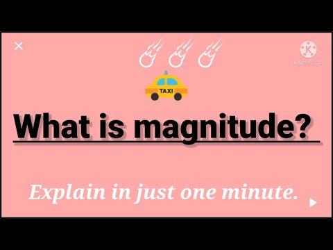 What is magnitude? || what is magnitude in physics.